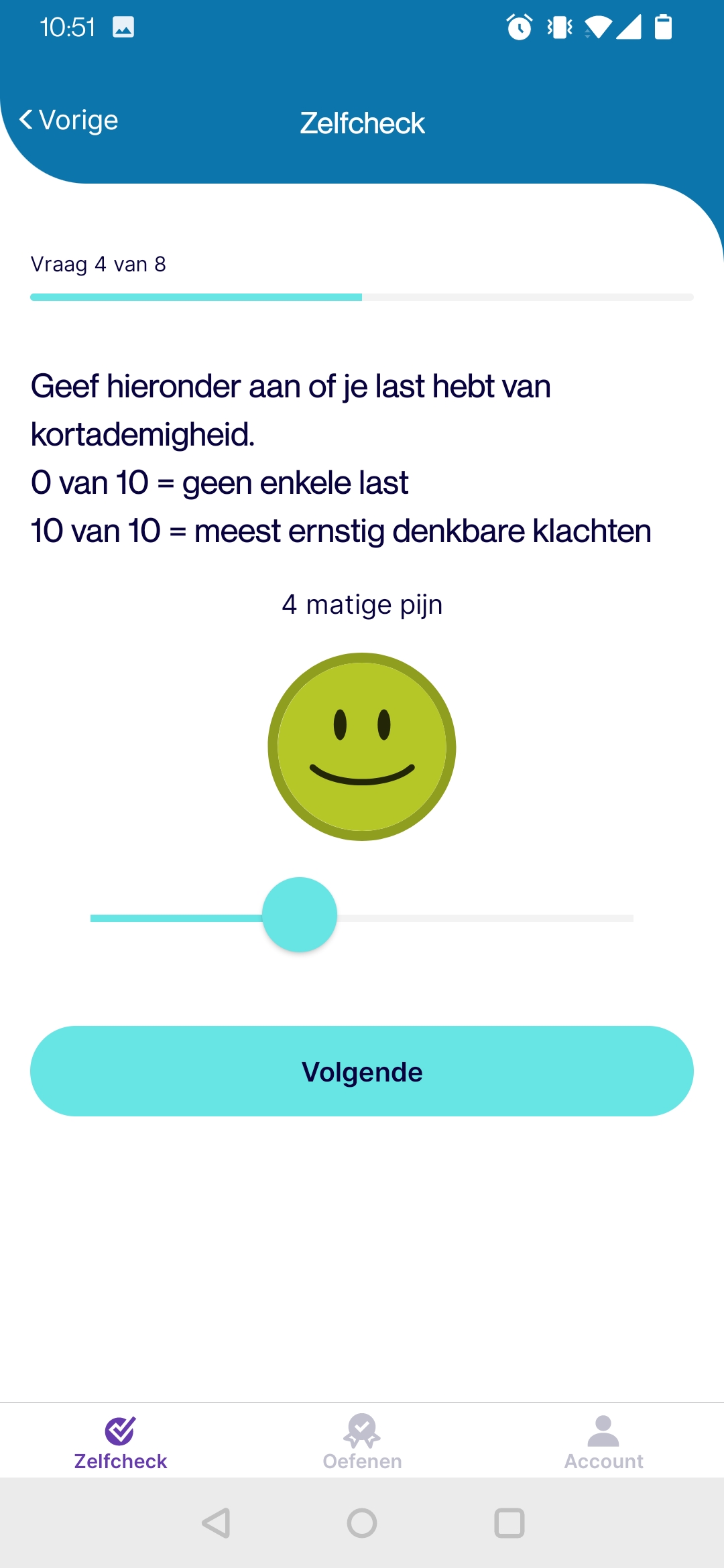 Helpdesk – Fysio zelfcheck